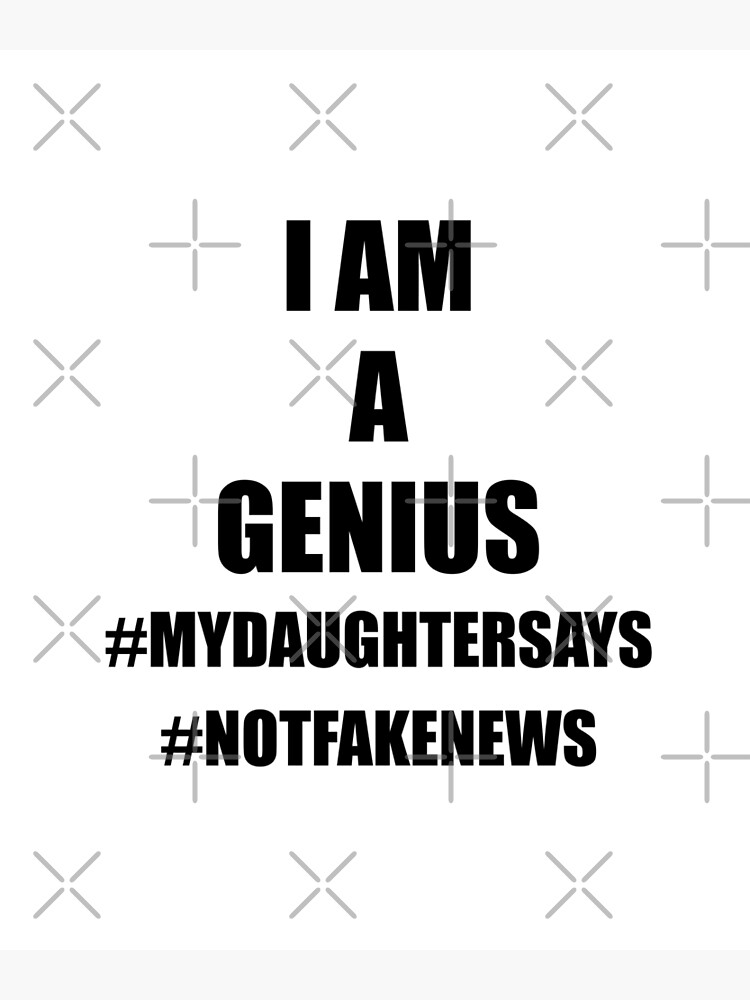 "I Am A Genius - Straight Talking Slogans by Santimanitay Designed to ...