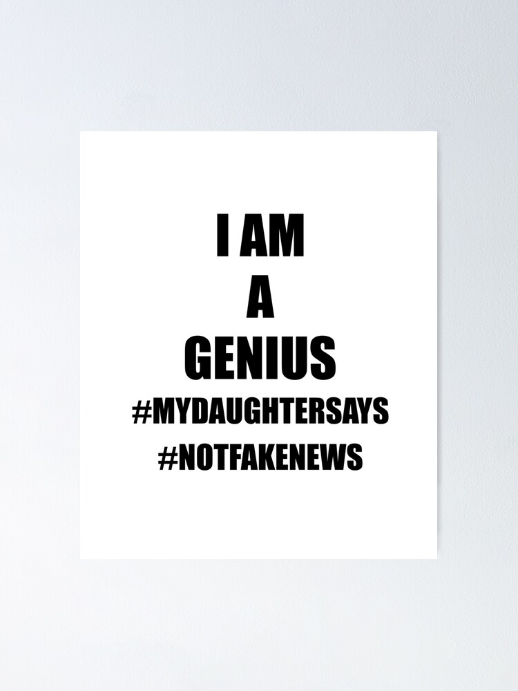 "I Am A Genius - Straight Talking Slogans by Santimanitay Designed to ...