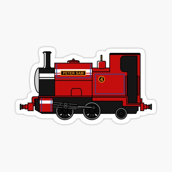 "Peter Sam the Little Engine (Old Funnel) (RWS)" Sticker for Sale by ...