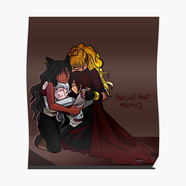 "RWBY Group Hug" Poster for Sale by ElizaOz | Redbubble