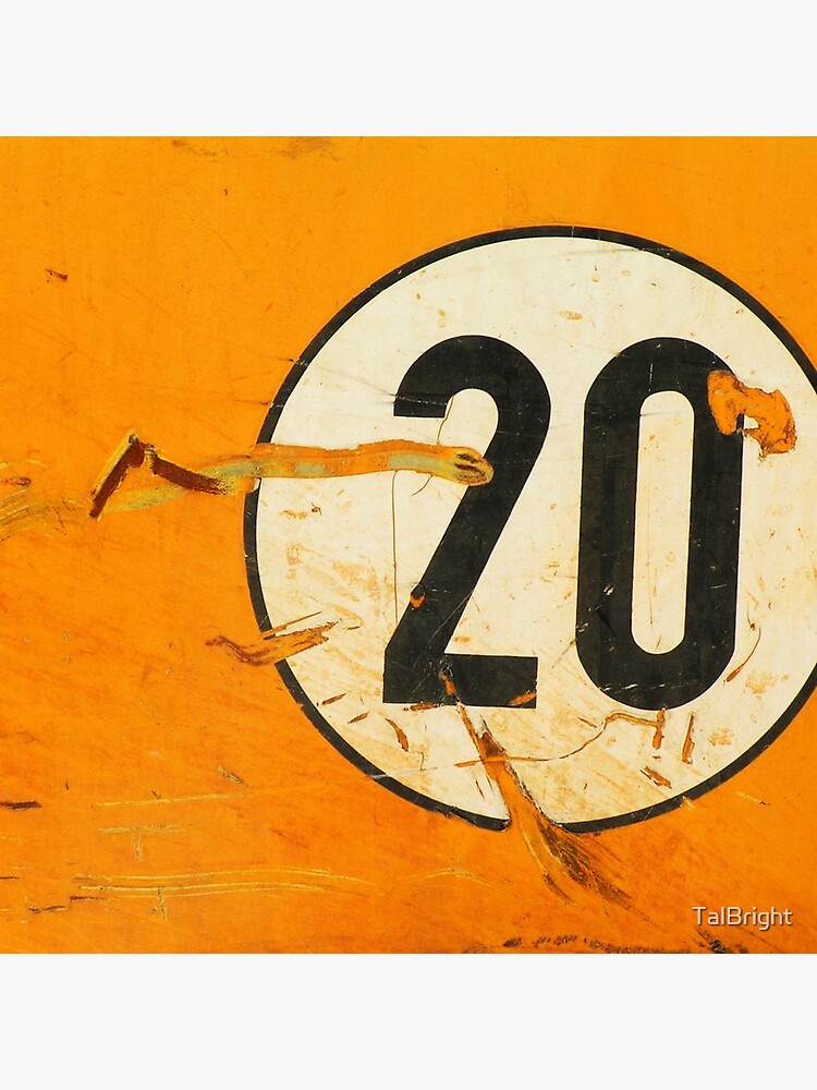 "20" Acrylic Block by TalBright | Redbubble