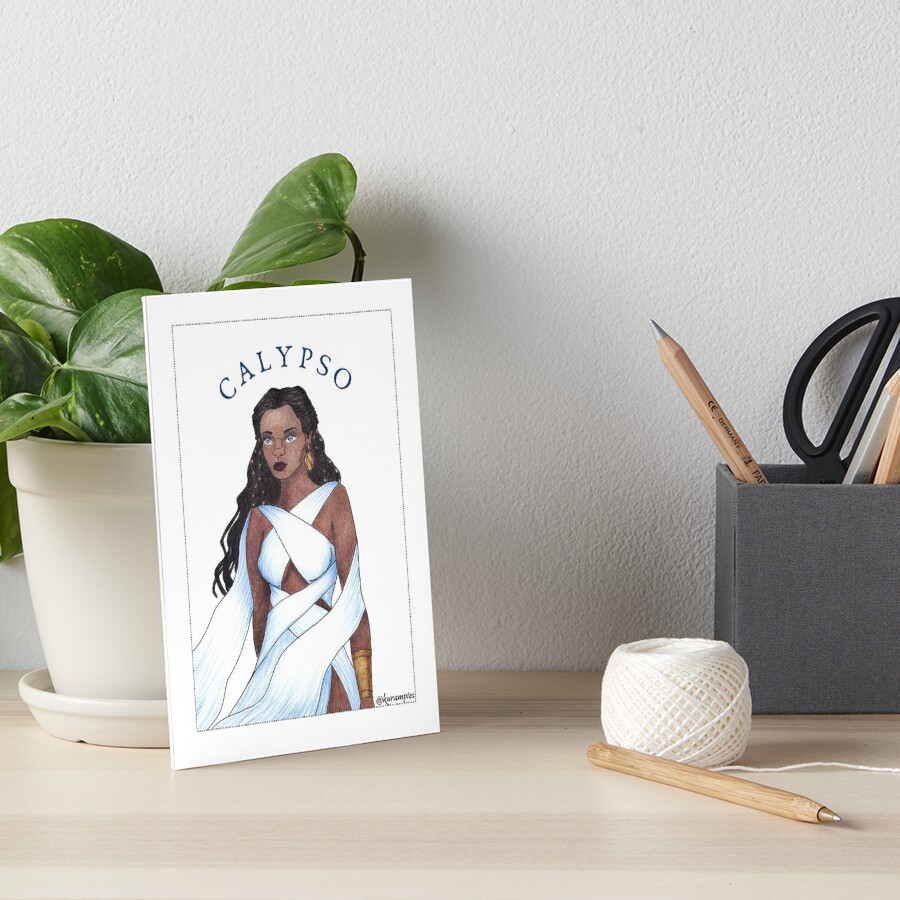 "Calypso Greek Mythology" Art Board Print for Sale by kurampies | Redbubble