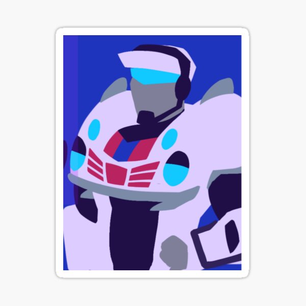 "Transformers Animated tfa Jazz " Sticker for Sale by Jedijuana | Redbubble