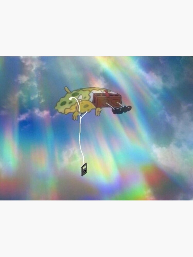 "spongebob // transcending" Sticker for Sale by JulianaM14 | Redbubble