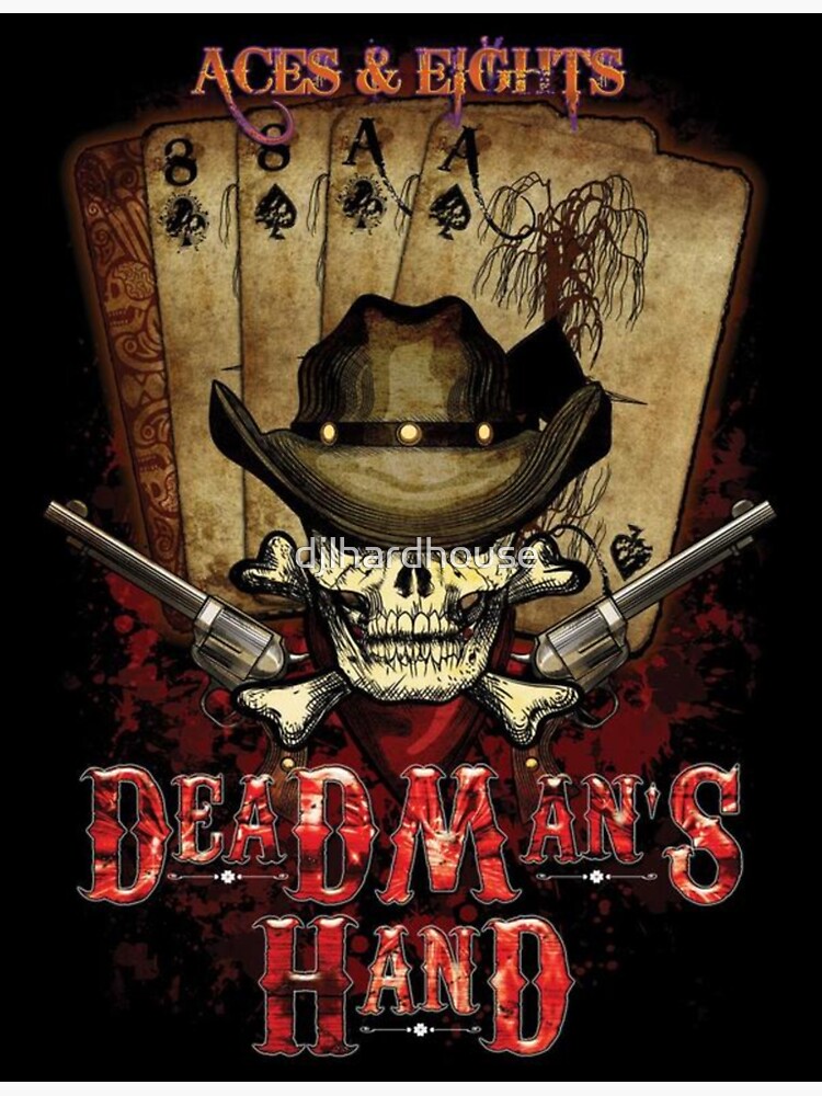 "dead mans hand 2" Sticker for Sale by djlhardhouse | Redbubble