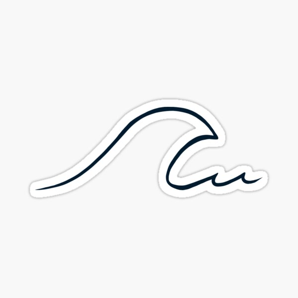 "wave" Sticker by xAmaliaX | Redbubble