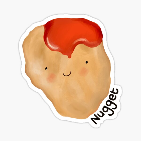"Nugget" Sticker for Sale by bennettstudio | Redbubble