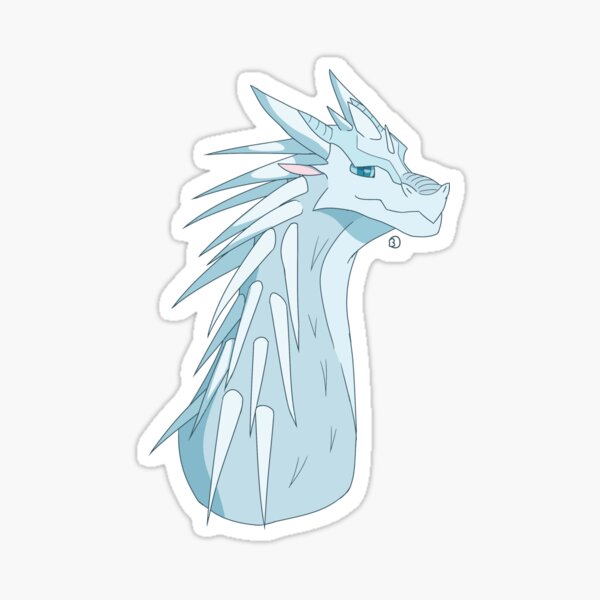 "IceWing Sticker " Sticker for Sale by Owlz-Arts | Redbubble