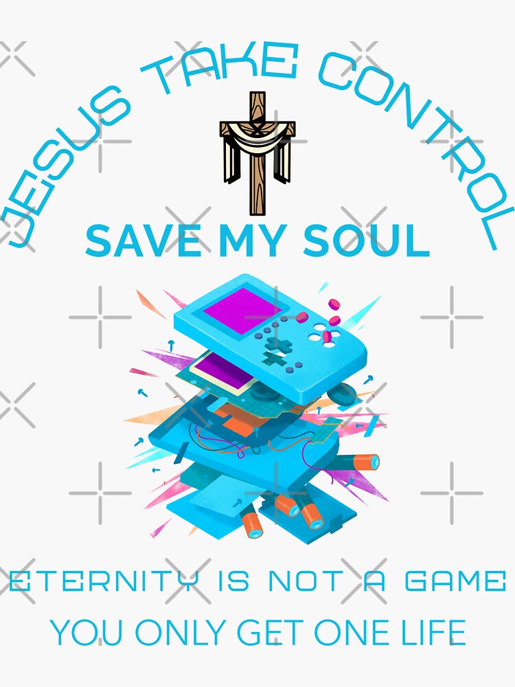 "Jesus Take Control" Sticker for Sale by HammerEdge | Redbubble