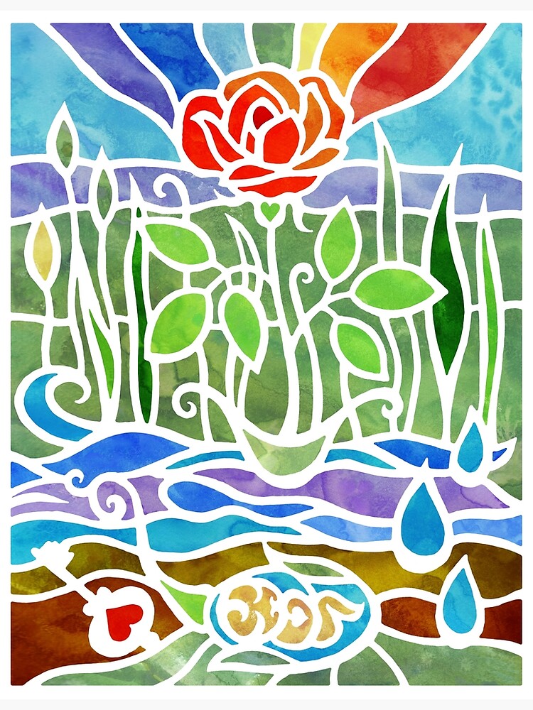 Stained Glass Watercolor