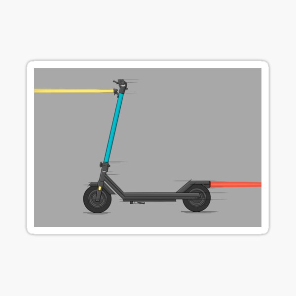 "Electric scooter" Sticker for Sale by JoshGreaves | Redbubble
