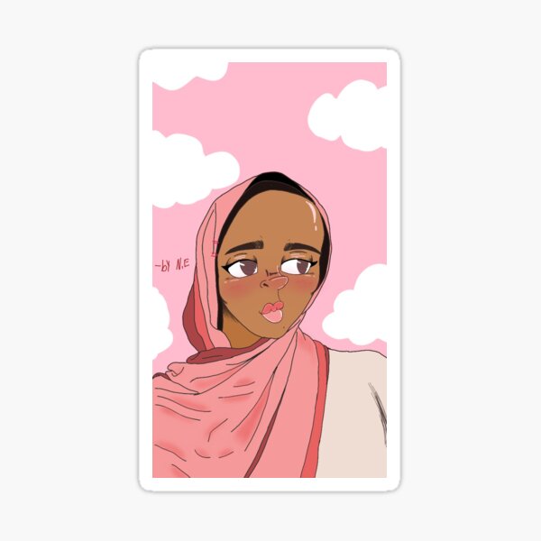"Cutesy girl" Sticker for Sale by Starswonderland | Redbubble