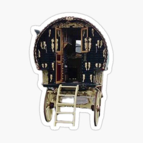 " gipsy caravan, Romany gypsy traveler" Sticker for Sale by ...