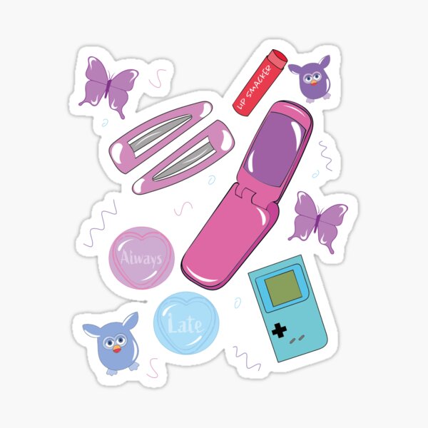 "90s/2000s Collage" Sticker by ThePoutyAvocado | Redbubble