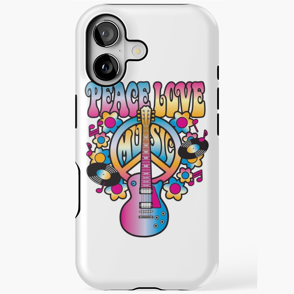 "Peace, Love and Music" Sticker for Sale by Lisann | Redbubble