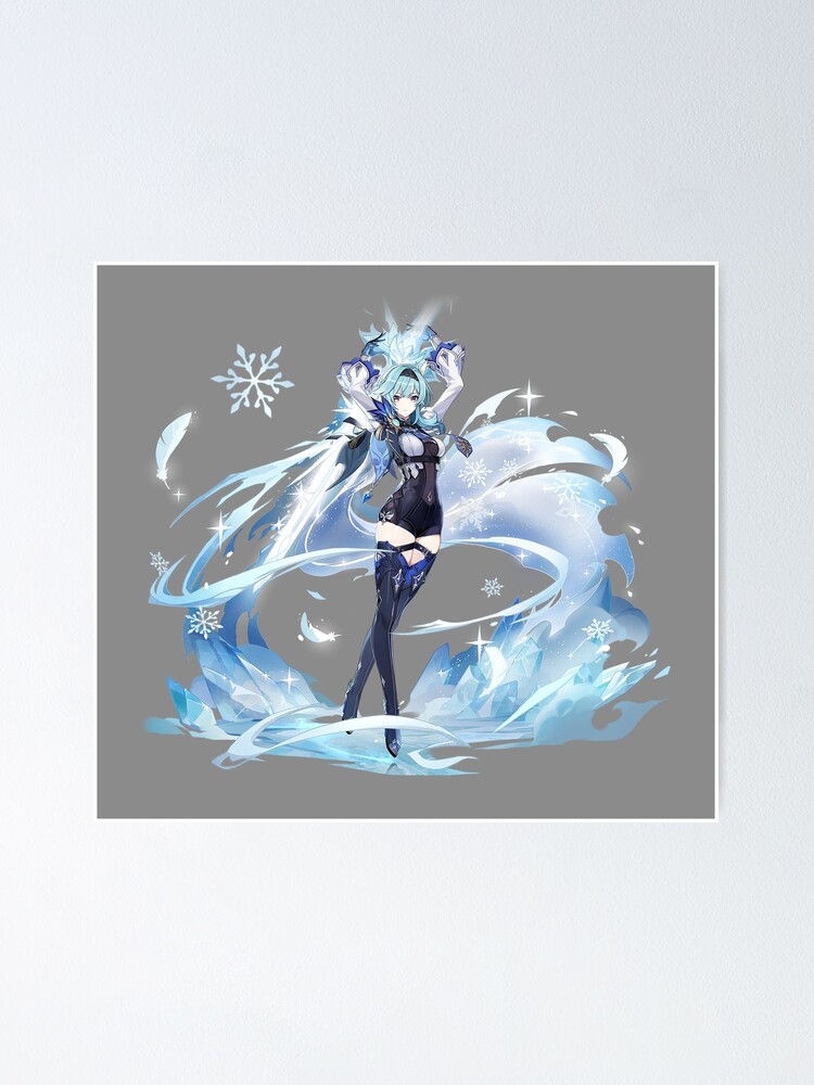 "Genshin Impact - Eula Official Character Wish " Poster for Sale by ...