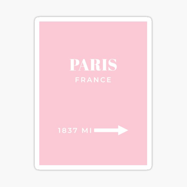 "Paris Print Pink Paris Wall Art Skyline Paris Poster Fashion Poster ...