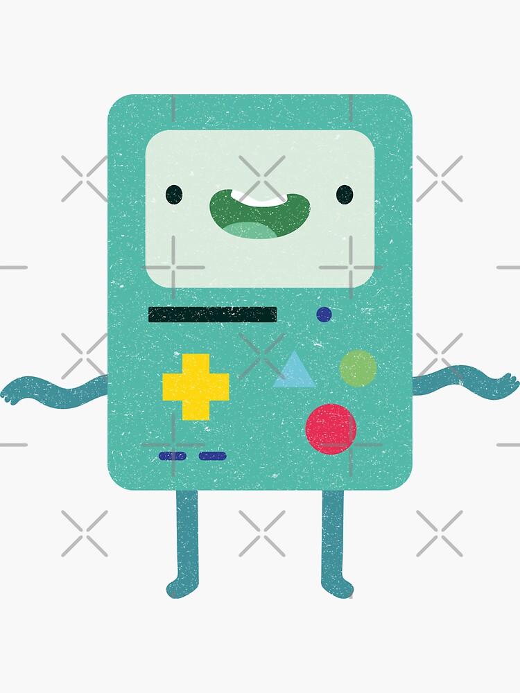 "BMO" Sticker for Sale by Nikamii | Redbubble