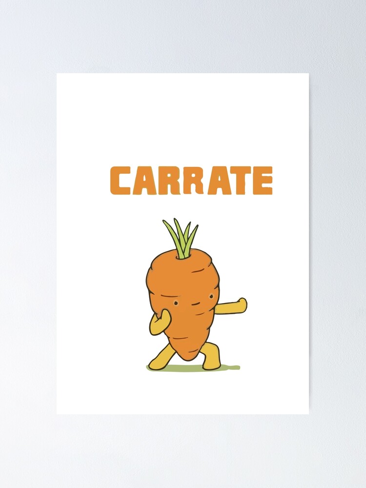 "carrate funny carrot" Poster for Sale by mohasahir2016 | Redbubble