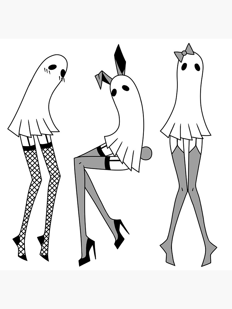 "Leg ghosts" Sticker for Sale by crazyfacedcat | Redbubble