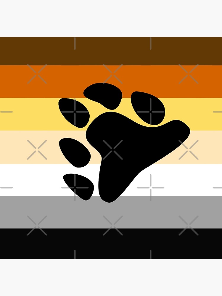 "Bear Pride Flag" Throw Pillow for Sale by identipride | Redbubble