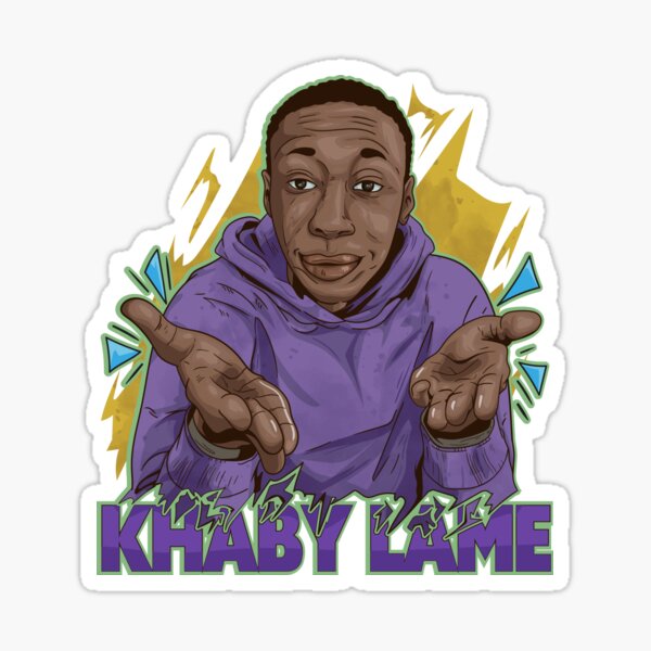 "khaby lame" Sticker by PaperHead270389 | Redbubble