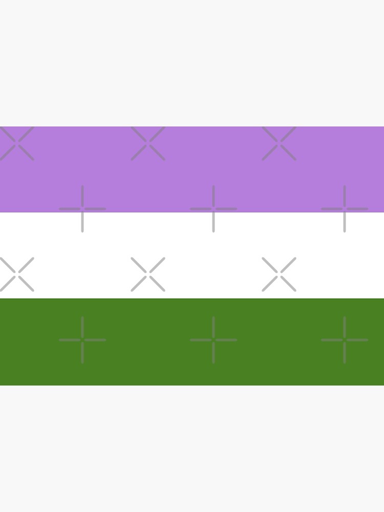 Póster «Bandera de Orgullo Queer / Bandera de Orgullo de Genderqueer ...