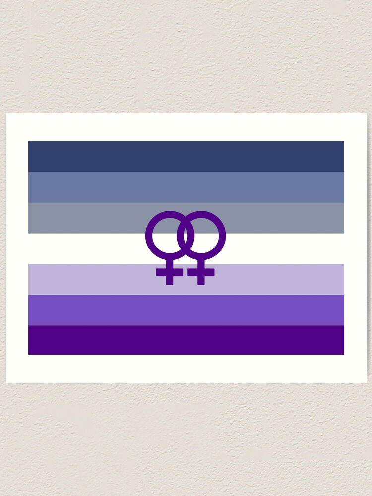 "Butch Lesbian WLW Pride Flag" Art Print by identipride | Redbubble