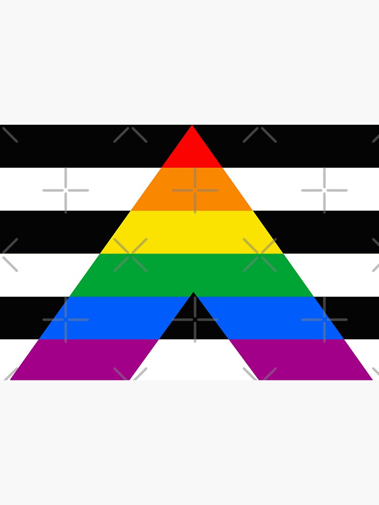 "LGBTQ+ Ally Pride Flag" Sticker for Sale by identipride | Redbubble