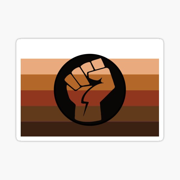 "POC Protest Flag" Sticker for Sale by identipride | Redbubble