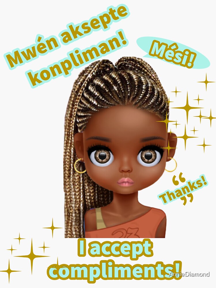 "Mwen aksepte konpliman Mesi creole translation to English with ...