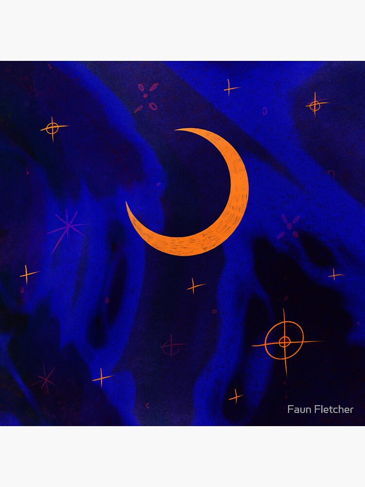 "90's Moon Aesthetic" Sticker for Sale by faun-ef | Redbubble