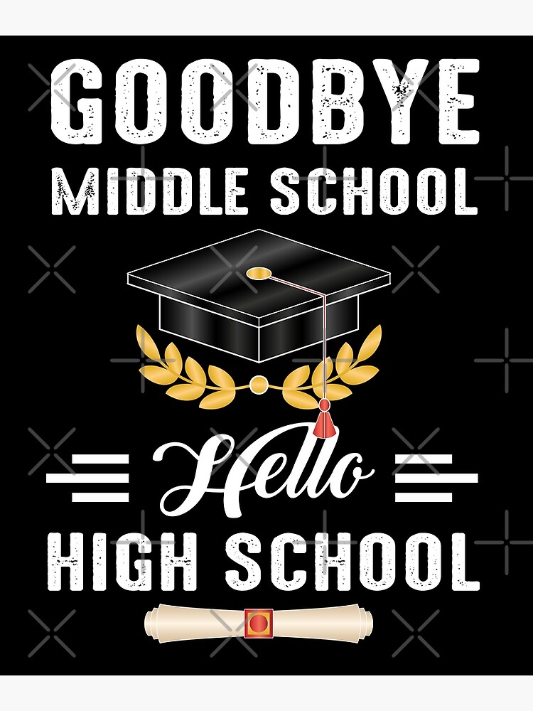 Lámina fotográfica «Goodbye Middle School Hola High School - Fiesta de ...