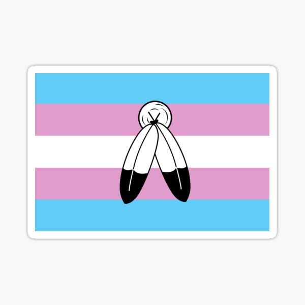 "Two-Spirit Trans Pride" Sticker for Sale by identipride | Redbubble
