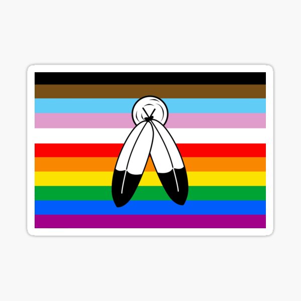 "Two-Spirit LGBTQPOC Pride Flag" Sticker for Sale by identipride ...