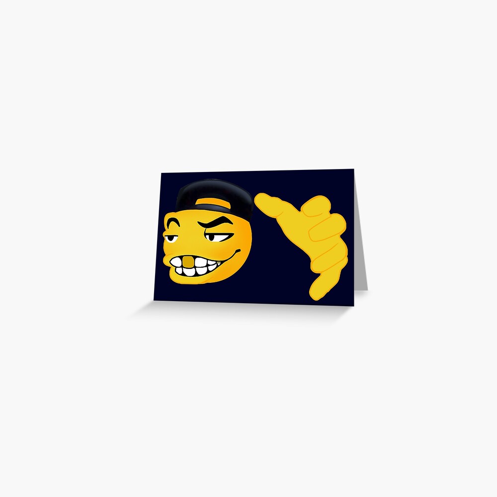 "Dab Me Up Meme (Emoji Grabs Your Balls)" Greeting Card for Sale by ...