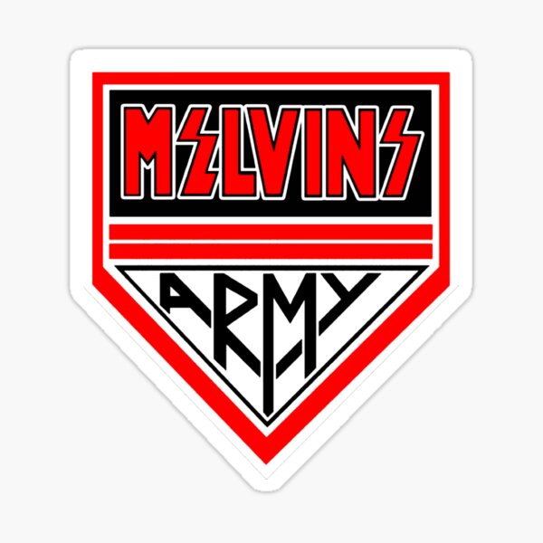 "The melvins logo army band" Sticker for Sale by smcaleese8n | Redbubble