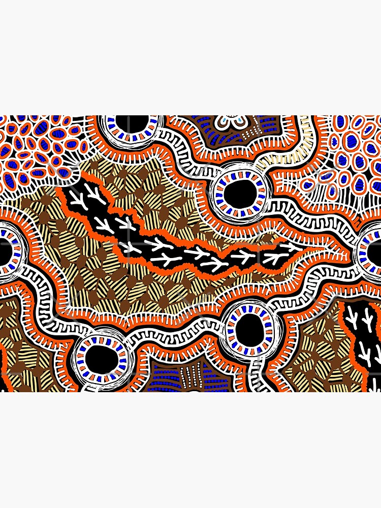 "Authentic Aboriginal Art - Brolga Dreaming" Mask by HogarthArts ...