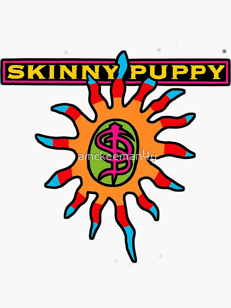 "Logos Skinny Puppy band" Sticker by amckeeman4y | Redbubble
