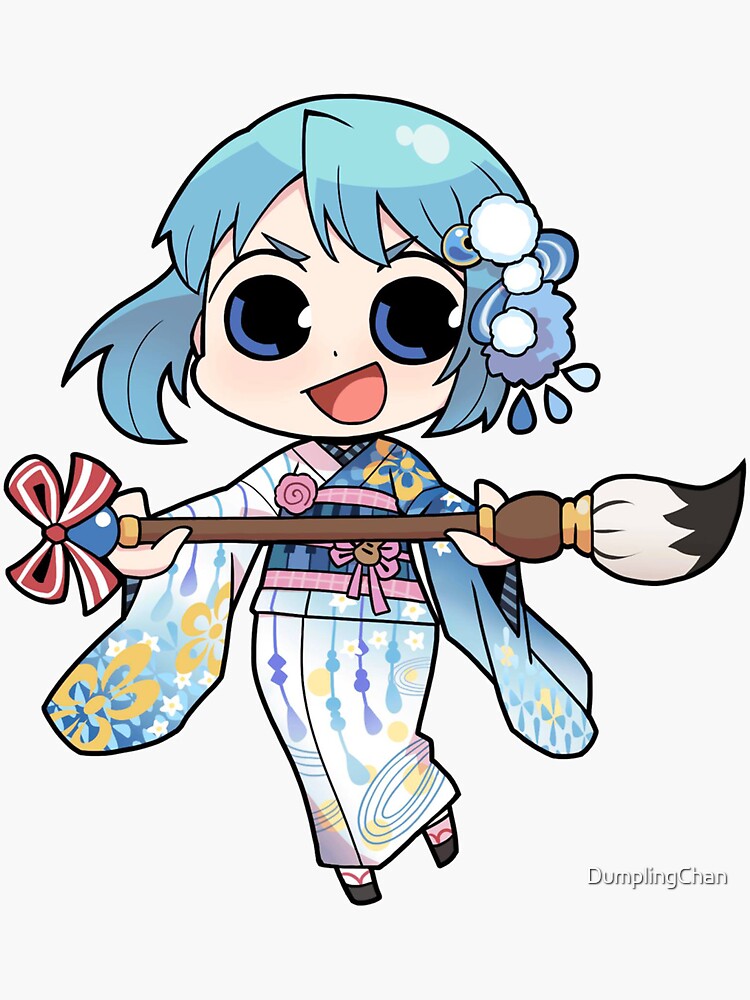 "Sayaka Miki (Haregi ver.) Magia Seal Sticker" Sticker by DumplingChan ...