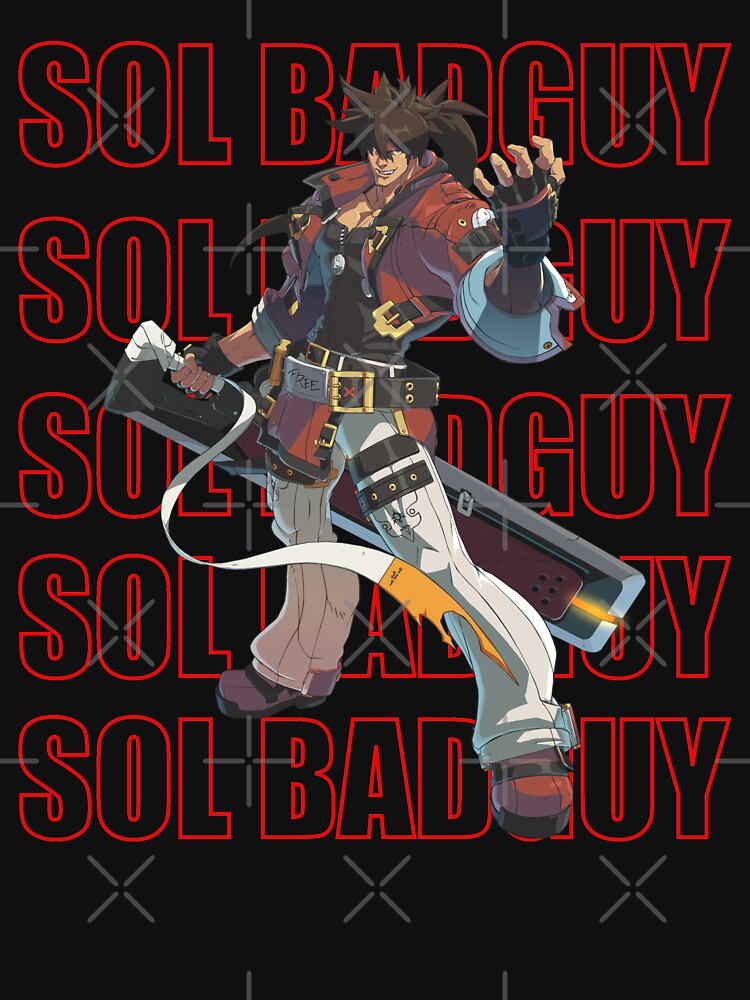 "Guilty Gear Strive Sol Badguy" T-shirt for Sale by dauntleswill ...