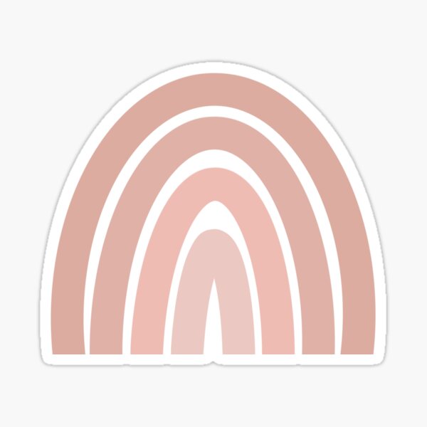 "Pink Rainbow" Sticker for Sale by findmereading | Redbubble