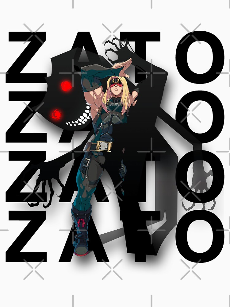 "Guilty Gear Strive Zato (Black)" T-shirt for Sale by dauntleswill ...