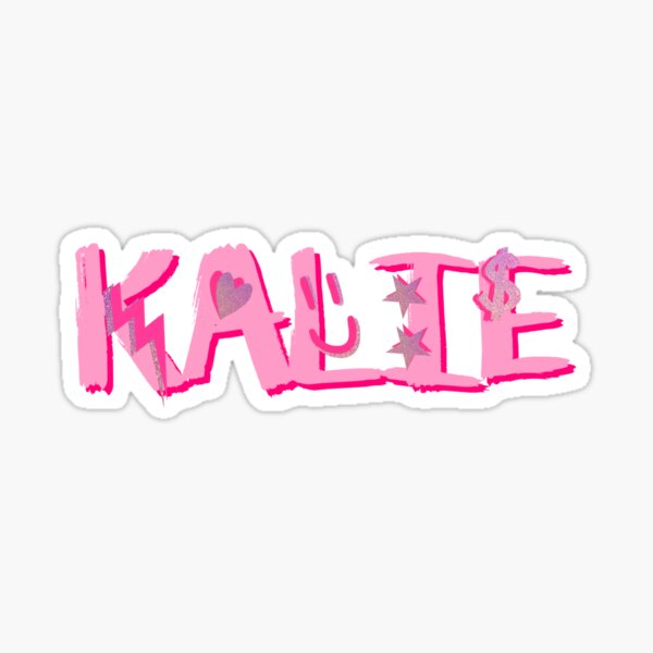 "KALIE name" Sticker for Sale by juliasantos5 | Redbubble