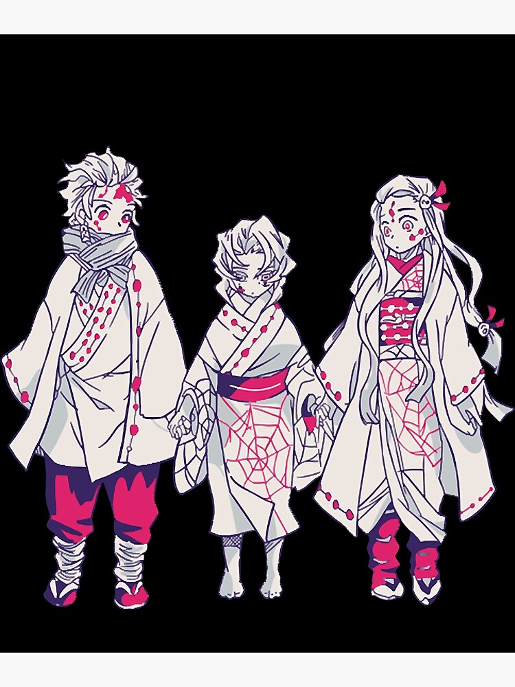 "Demon Slayer Spider Demon Tanjiro and Nezuko " Art Print by Earnshaw76 ...
