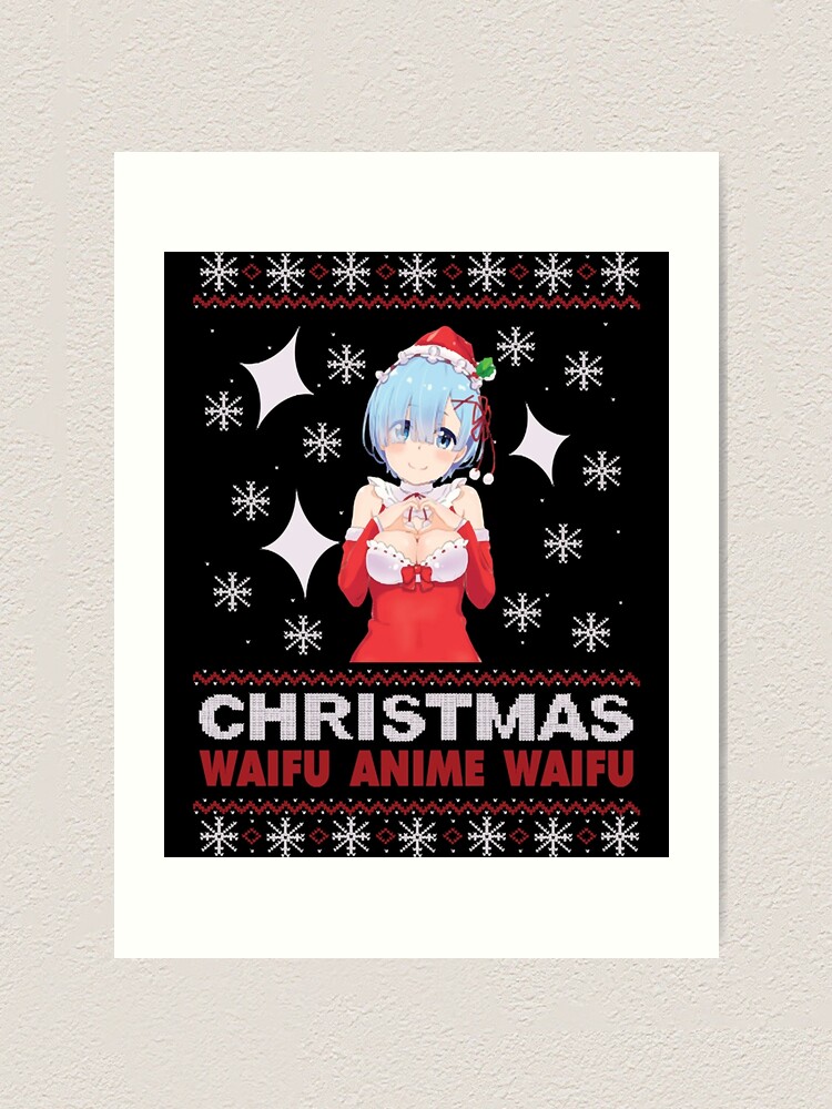 "Waifu Girls Anime and manga Cute Kawaii " Art Print for Sale by ...