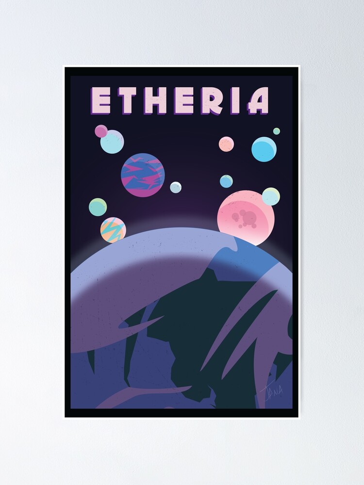 "VISIT ETHERIA - Etheria" Poster for Sale by jaysay | Redbubble