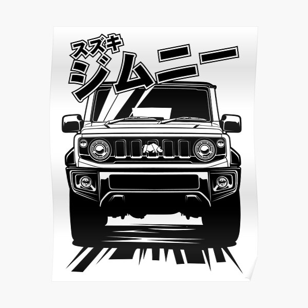 "Jimny Sierra JB64/JB74" Poster by idrdesign | Redbubble