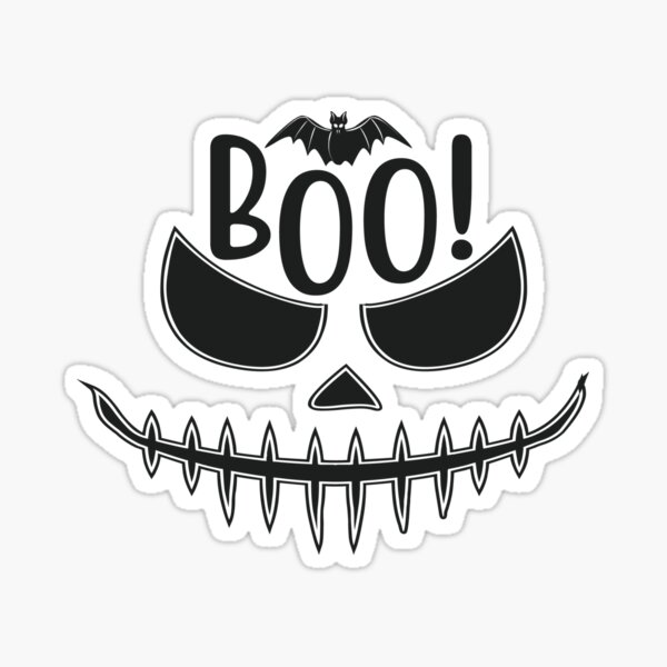 "Boo" Sticker for Sale by sourav1993 | Redbubble