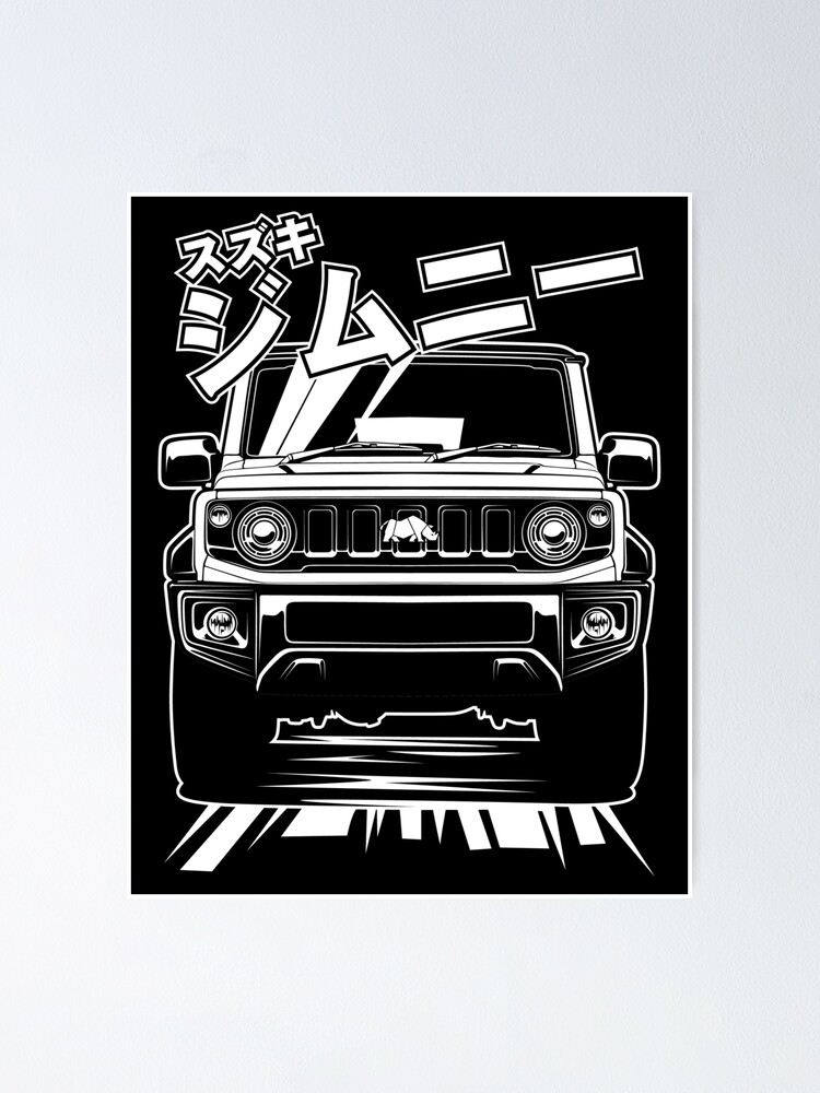 "Jimny Sierra JB64/JB74" Poster for Sale by idrdesign | Redbubble